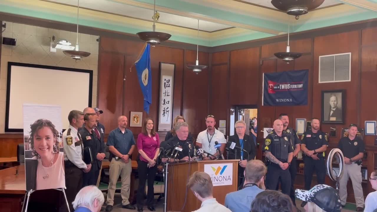 Tom Williams, Winona Police Chief, confirms Kingsbury's body was found ...