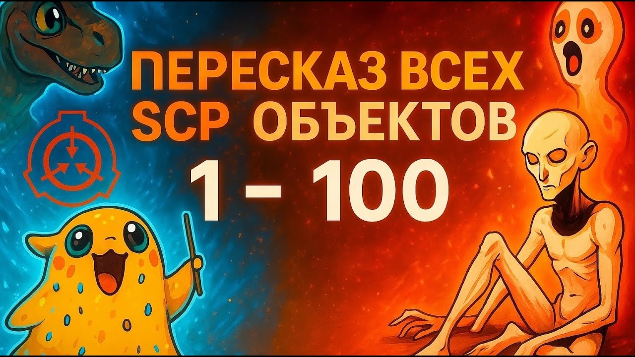 КРАТКОЕ СОДЕРЖАНИЕ SCP ОБЪЕКТОВ ЧАСТЬ 1 (1-100) - YouTube