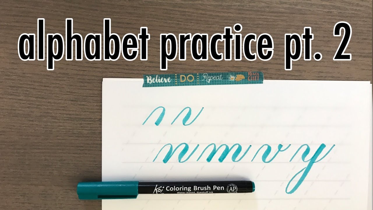 How to: Letters with OVERTURNS and COMPOUND CURVES (alphabet practice ...