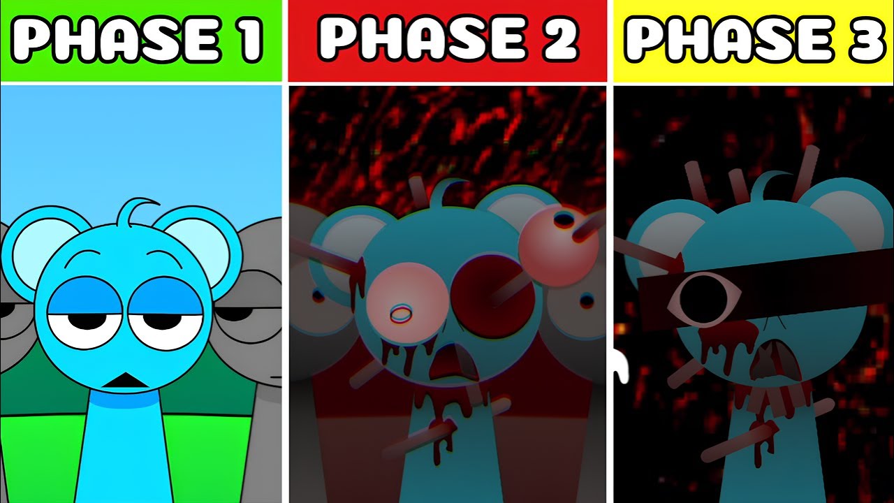 Incredibox Sprunki: Pyramixed Phase 1 VS Phase 2 VS Phase 3 FULL ...