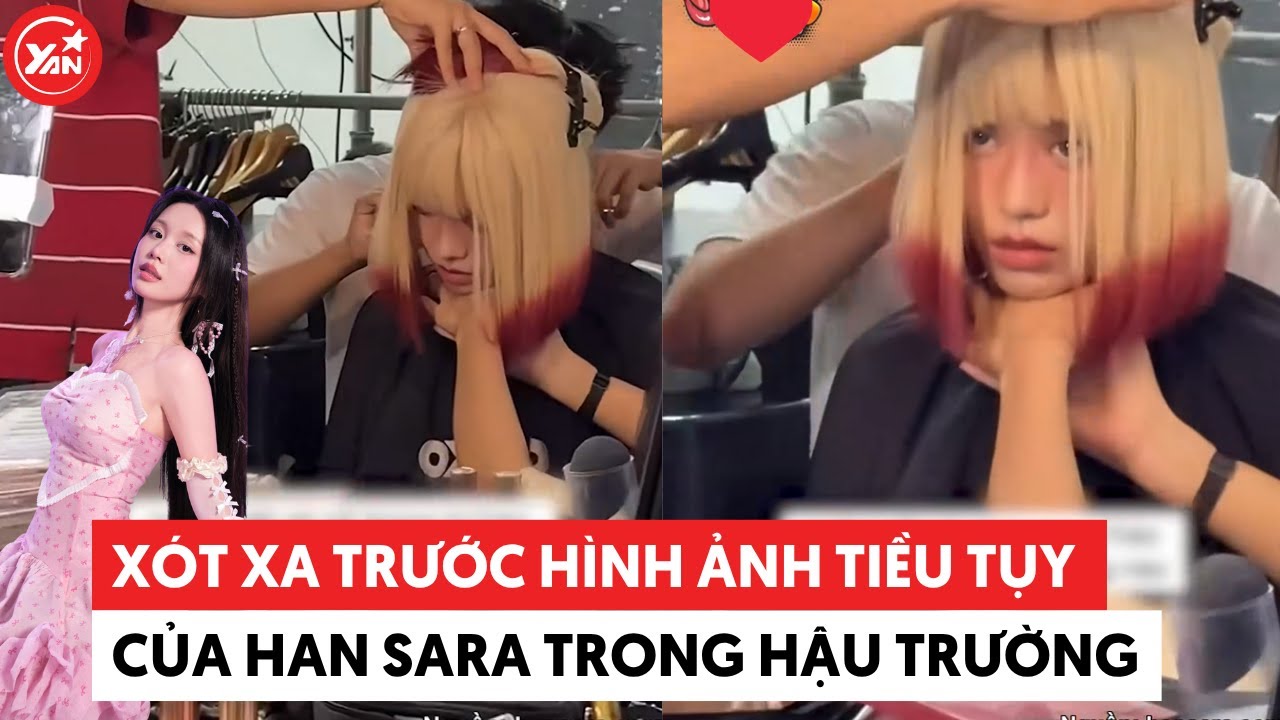 Xót trước hình ảnh tiều tụy của Han Sara trong hậu trường #hansara # ...