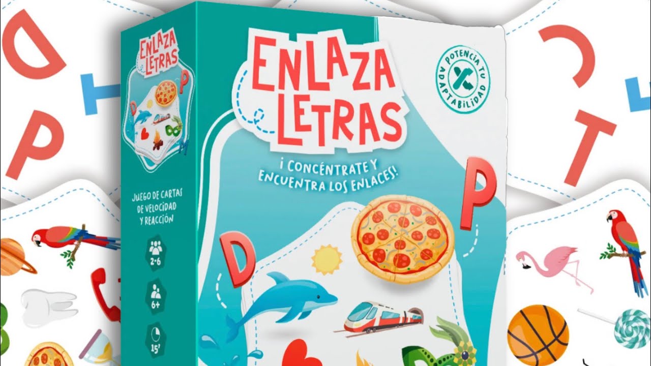 Enlaza letras -Cómo se juega - Reseña rápida - Juego de mesa - YouTube