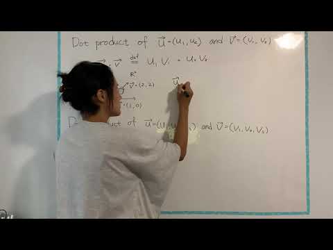 Lesson02: 01 vector operation: dot product - YouTube