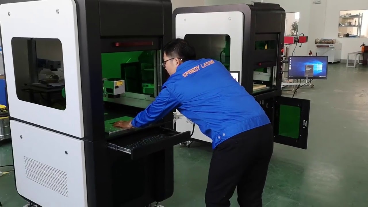 Speedy Laser SL-FS big machine operation video - YouTube