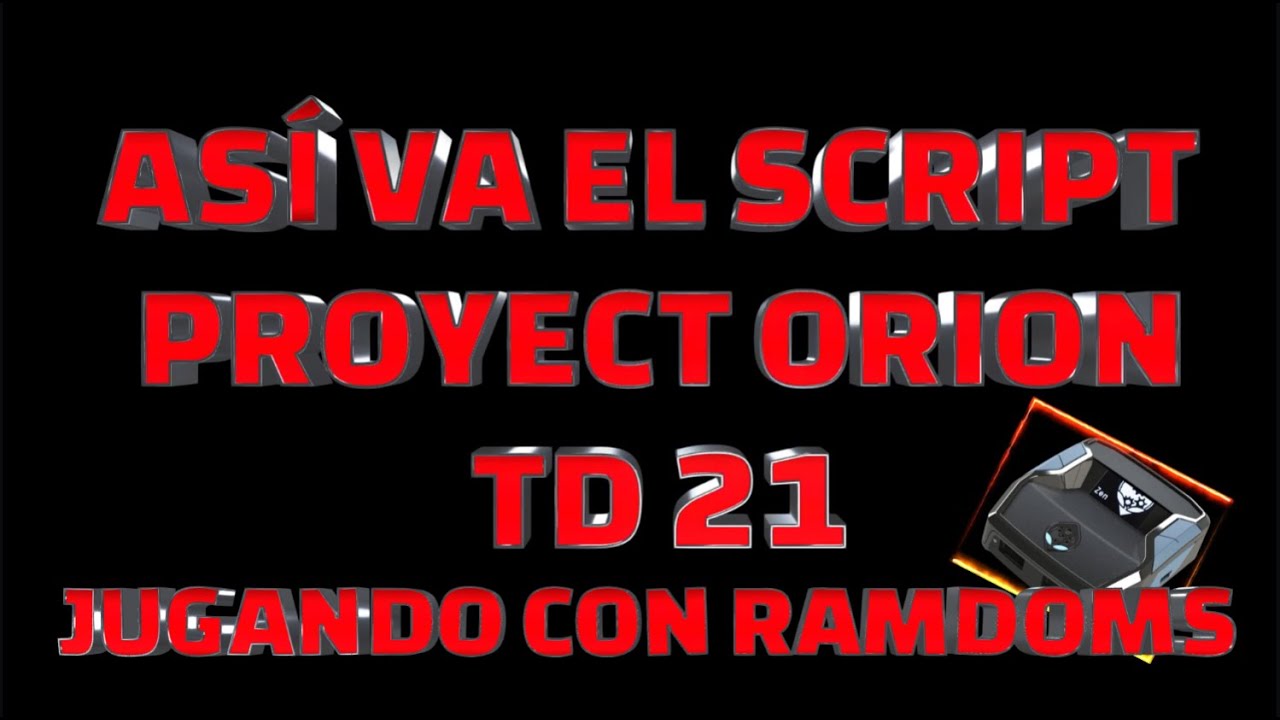 CRONUS ZEN: ASÍ VA EL SCRIPT PROYECT ORIÓN, JUGANDO CON RANDOMS Y ...