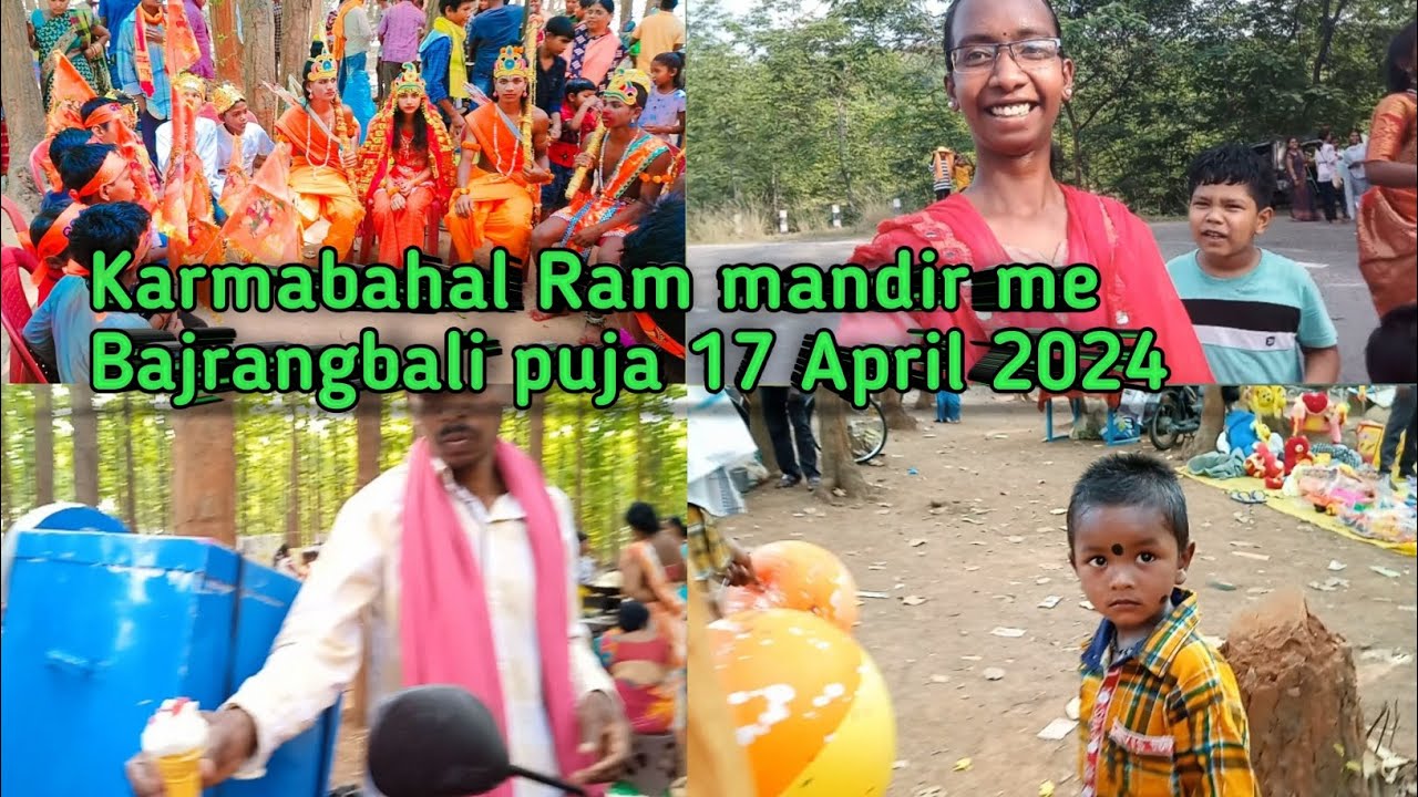 Hanuman jayanti ke din Karmabahal me puja //Chote bachhe ka best look ...