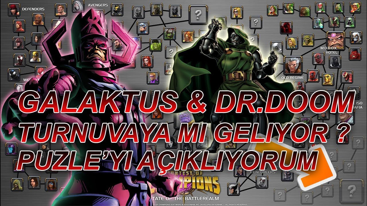 GALACTUS & DR. DOOM COMING SOON ? MCOC PUZZLE - MARVEL CONTEST OF ...