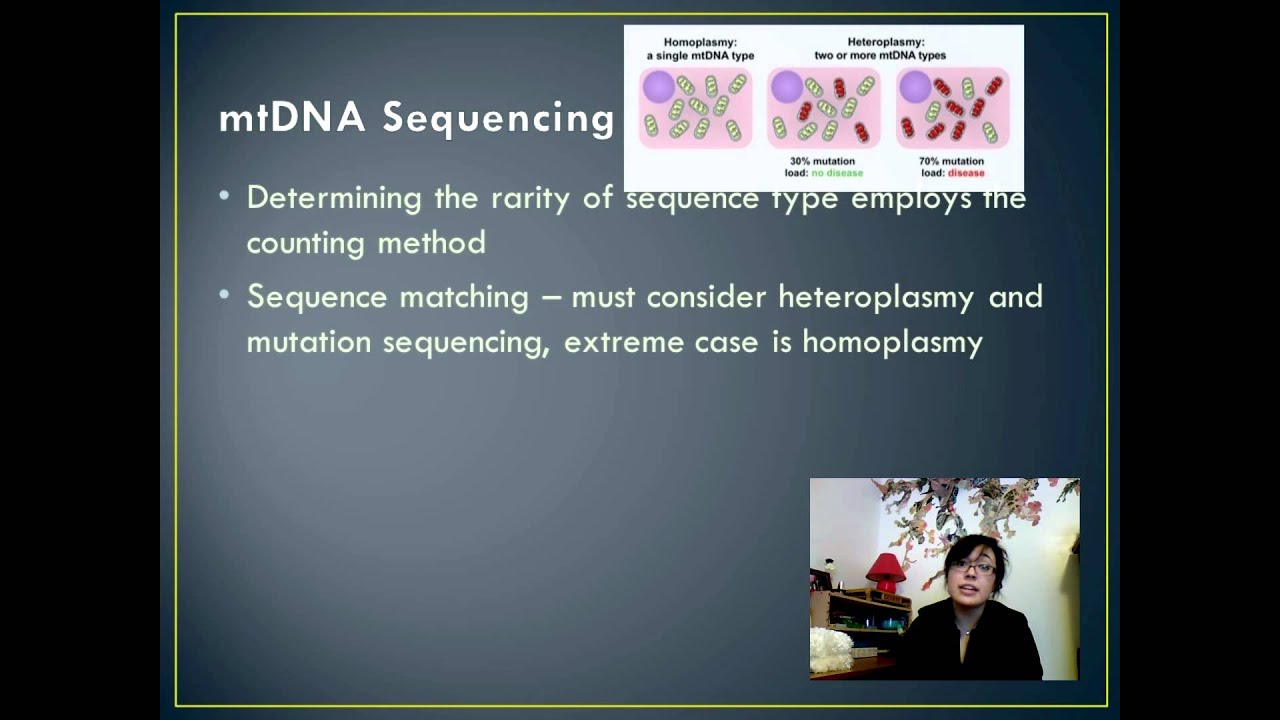 mtDNA Use in DNA Profiling - Seminar Video - YouTube
