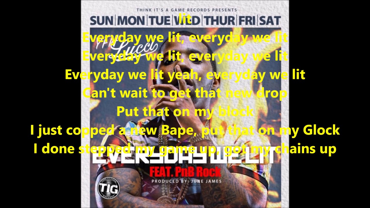 YFN Lucci - Everyday We Lit Lyrics - YouTube