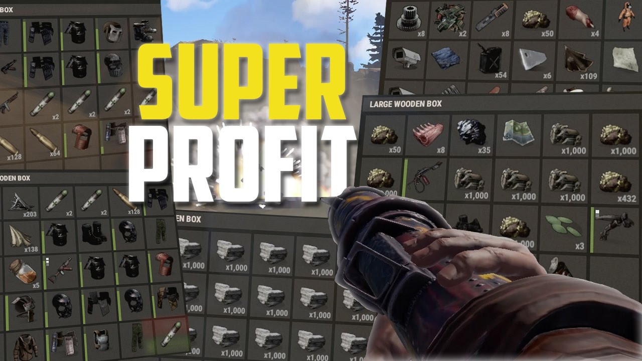 RUST | SUPER Profit Raid & HUGE Gunfights (+Base Defense) - YouTube
