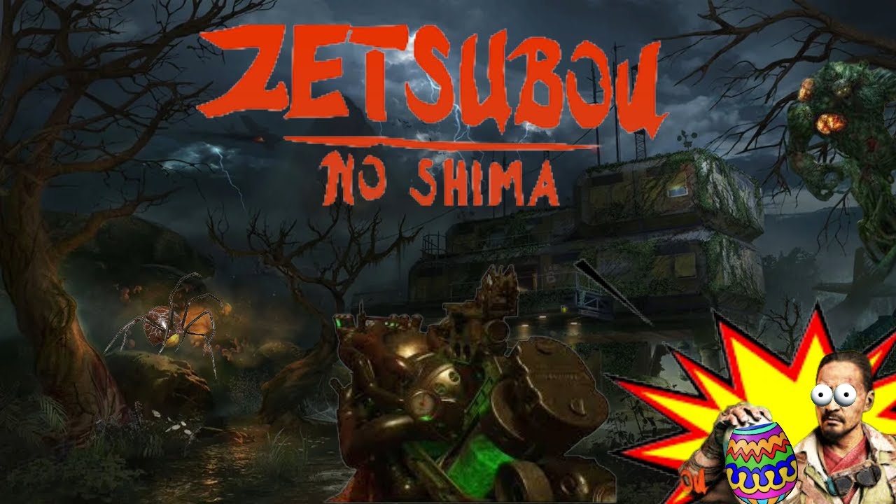 Black ops 3 zombies zetsubou no shima round 56 + ee completion 🔴 - YouTube