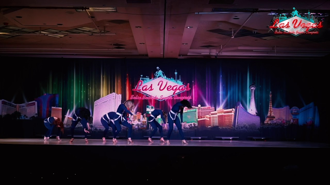 Indigo DANCE CO SALSA LADIES Sunday Afternoon Shows LVSBSC 2019 - YouTube