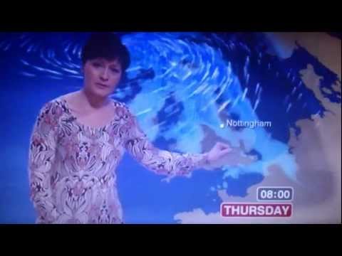 BBC weather girl has had enough!