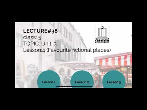 Grade-5 English Lecture #38 ( Favorite Fictional place) - YouTube