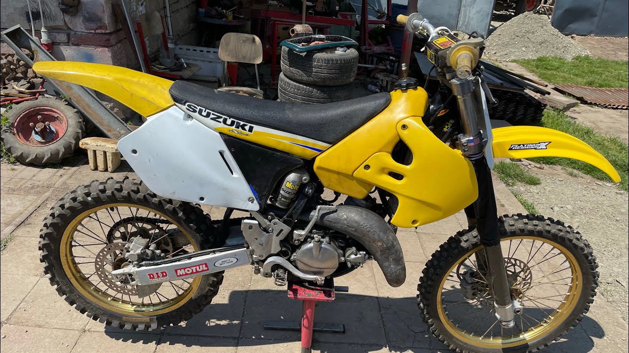 Suzuki RM 125 pure 2t Sound Rev Limiter HGS Exhaust - YouTube