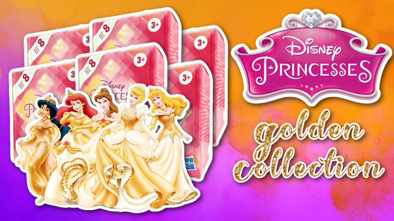 Disney Princess Series 8 Golden Collection Blind Box Opening 👑💛⚜️ - YouTube
