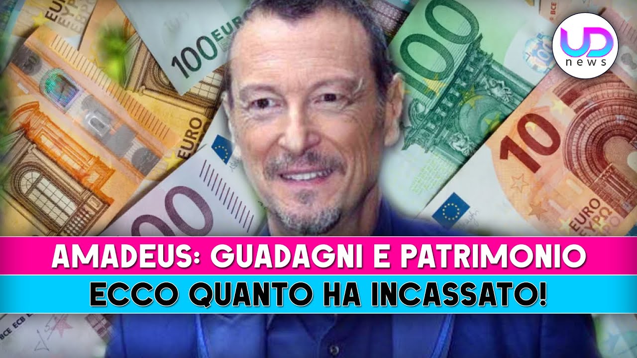 Amadeus, Patrimonio: Ecco Quanto Ha Incassato il Conduttore! - YouTube