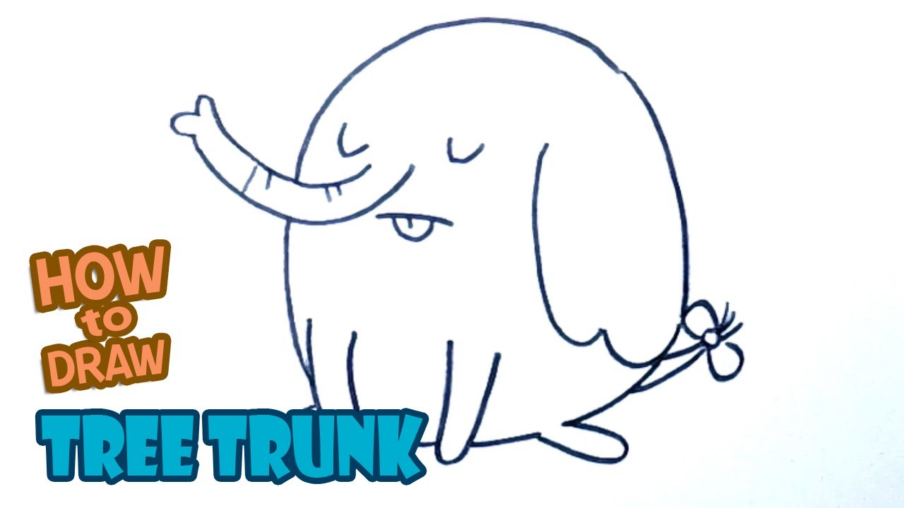 How to Draw Tree Trunks | Drawing Adventure Time | Drawing Cartoon ...
