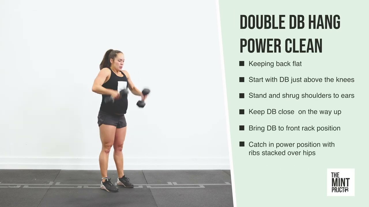 Double DB Hang Power Clean - YouTube