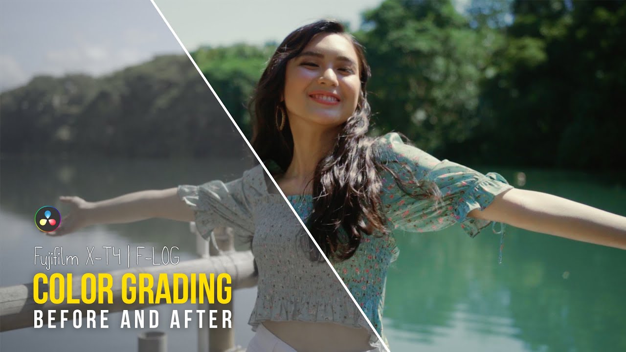 Color Grading Before and After feat. Francine Diaz - YouTube
