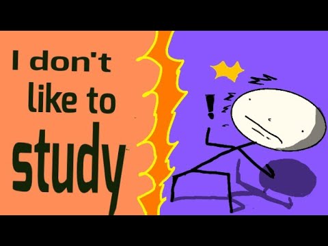 I don't like to study (animation meme)
