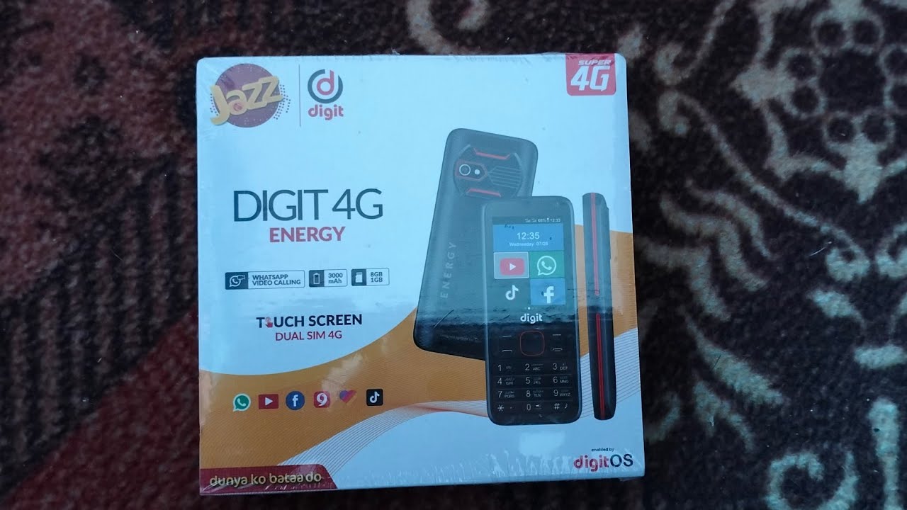 Jazz Mobile Digit 4G Energy unboxing Top Mobile Review,, dight 4g ...