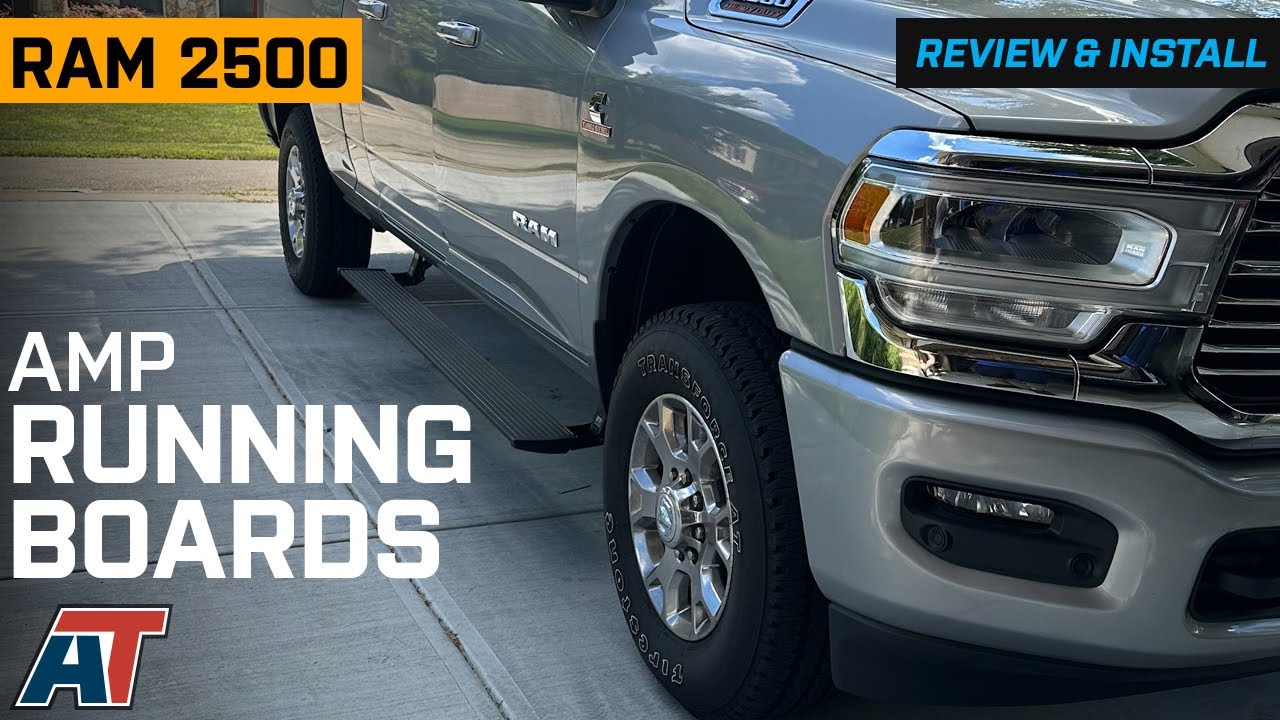 2018-2024 6.7L RAM 2500 Amp Research PowerStep Running Boards Review ...