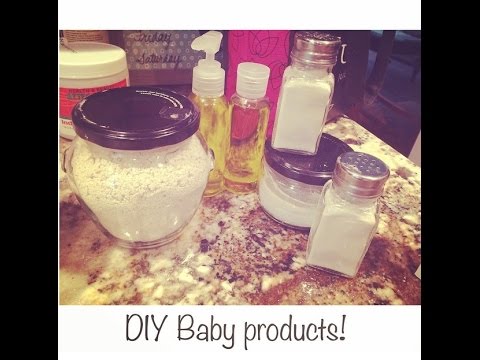 DIY Baby Products - Baby oil, Baby powder and Oat bath - YouTube