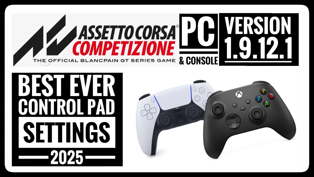 ACC Best control pad settings in 2025 - YouTube