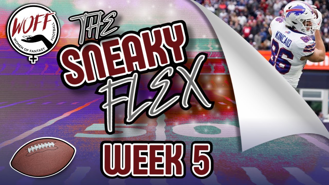 Week 5 Fantasy Football FLEX Options | Women of Fantasy Football - YouTube