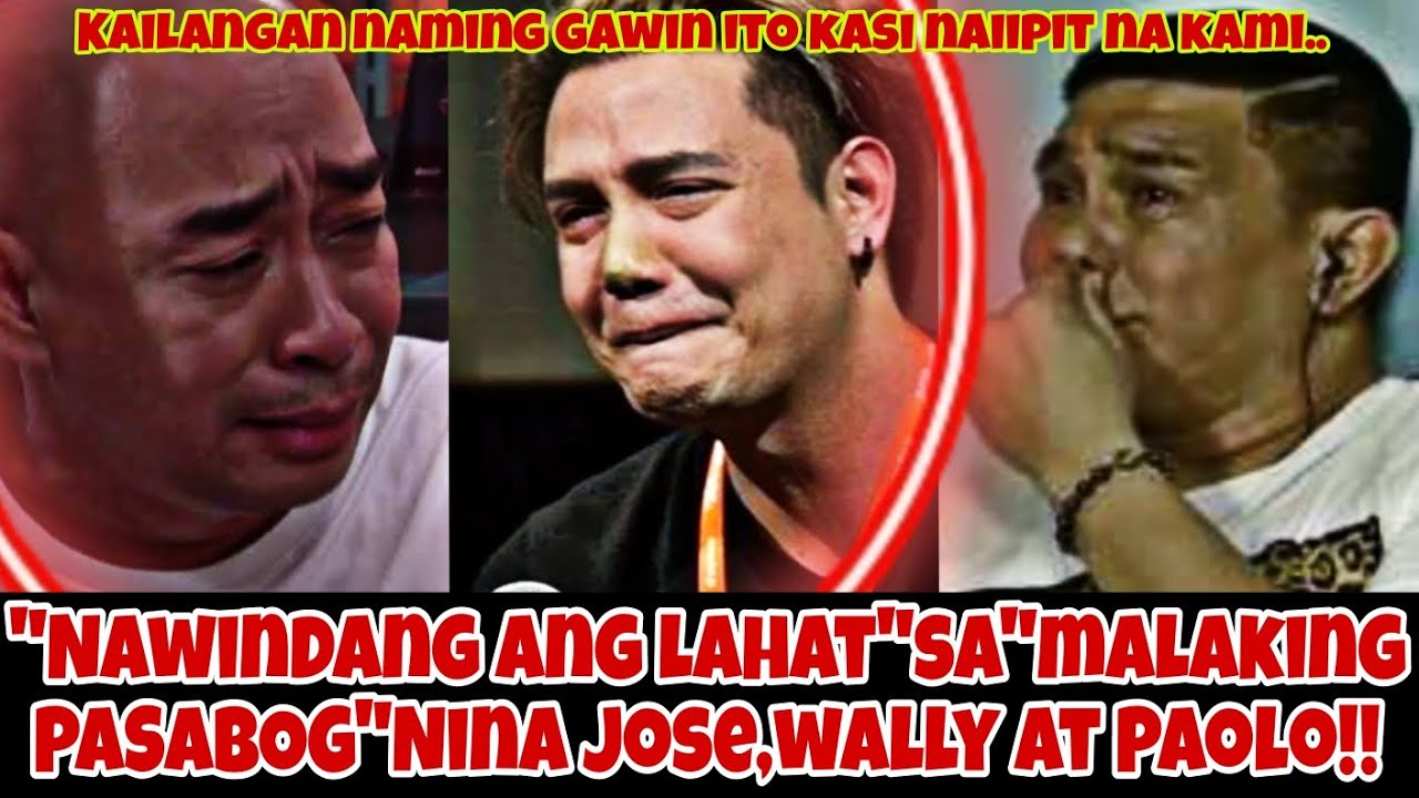 NAGULANTANG ang LAHAT sa MALAKING PASABOG Nina Jose, Wally at Paolo ...