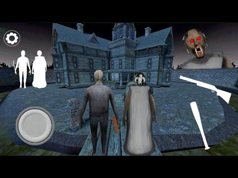 GRANNY PLAY AS GRANNY GRANDPA DOOR ESCAPE - YouTube