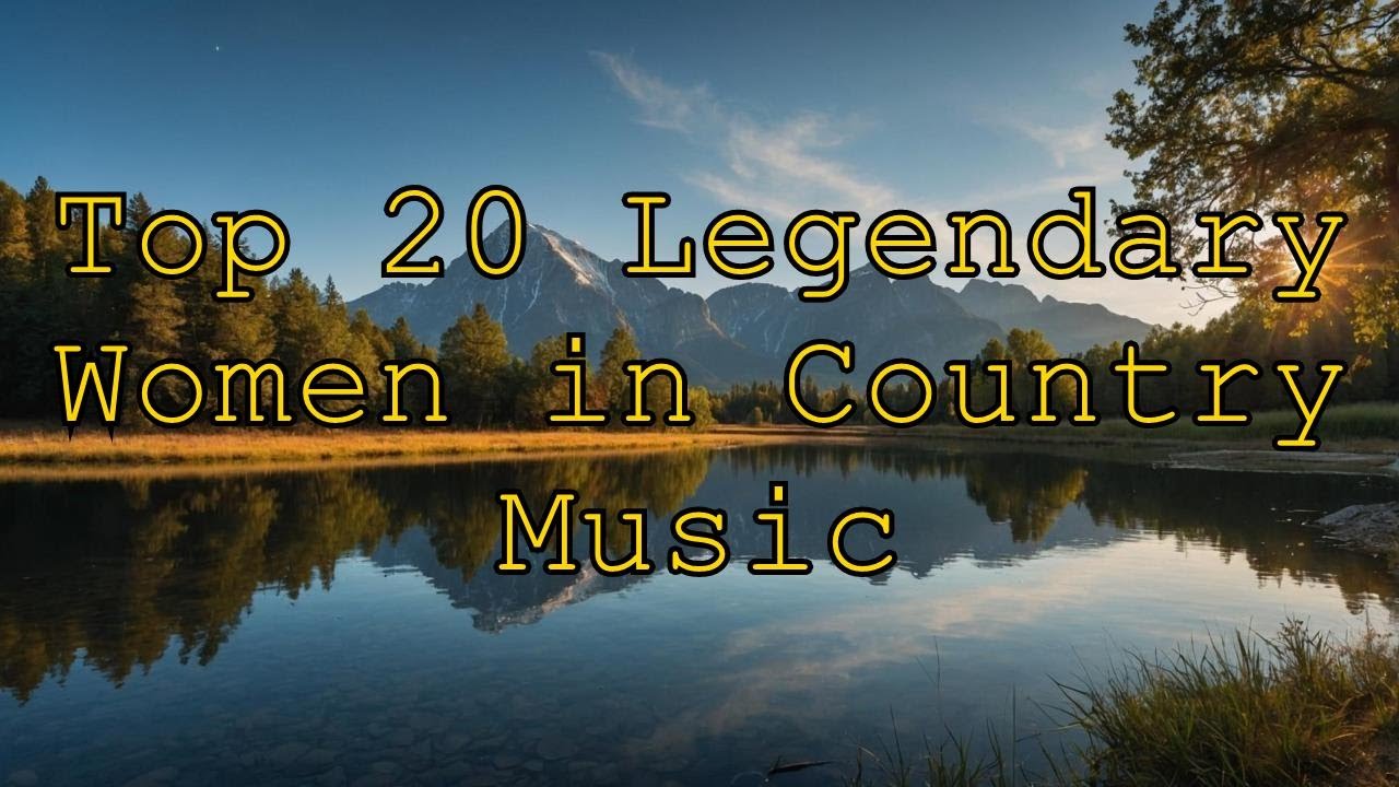 Top 20 Legendary Women in Country Music - Iconic Female Voices from ...