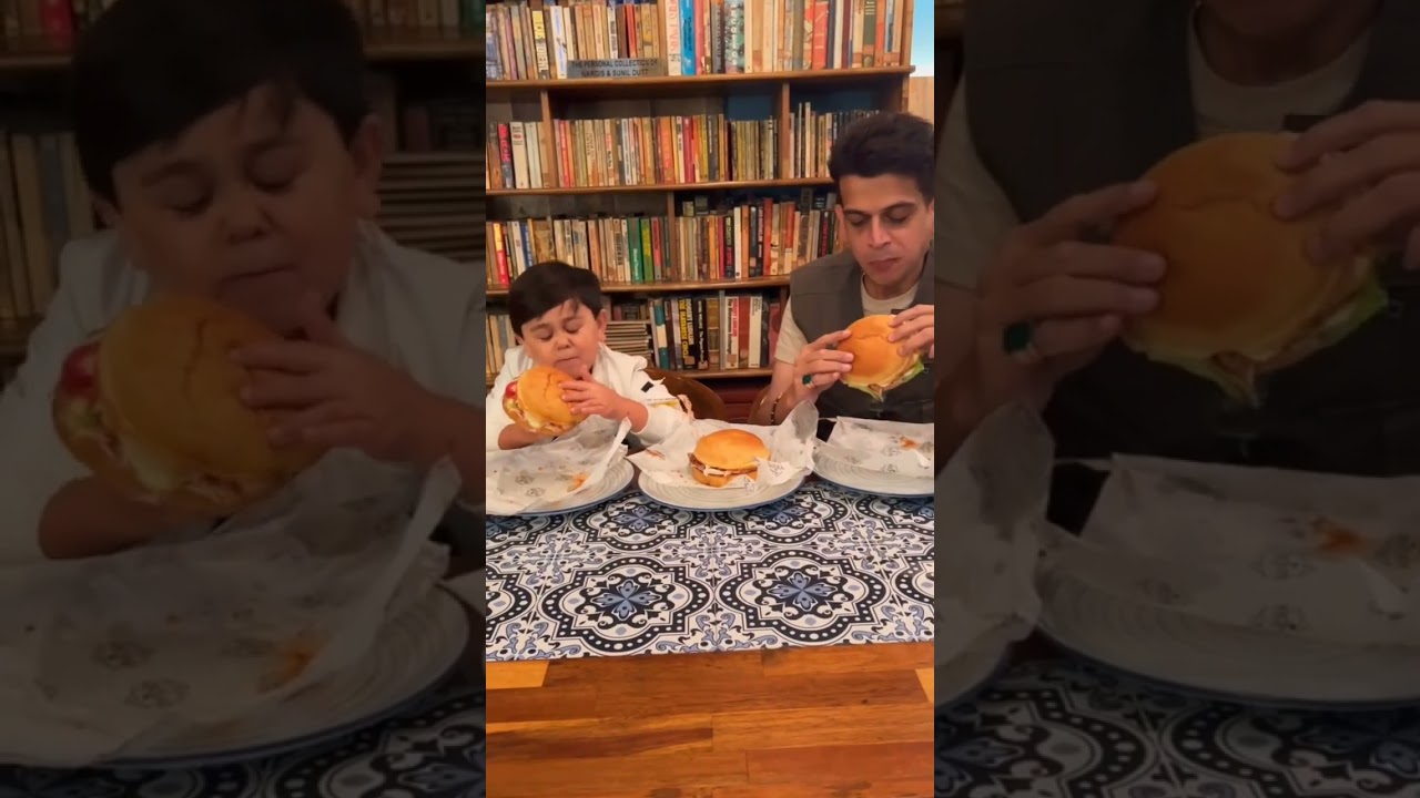 Abdu Rozik Love Towards Burger Purkir🍔🍔#rahulnarainkanal - YouTube