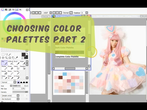 Digital Art Basics : Choosing a color palette Part 2 - YouTube