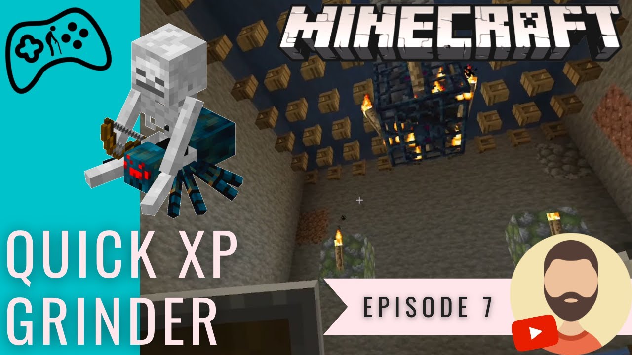 How to make an XP Grinder - Spider edition- Minecraft Ep07 - YouTube