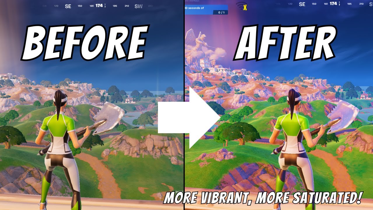 BEST COLOR SETTINGS IN FORTNITE! | MAKE YOUR GAME MORE VIBRANT AND ...