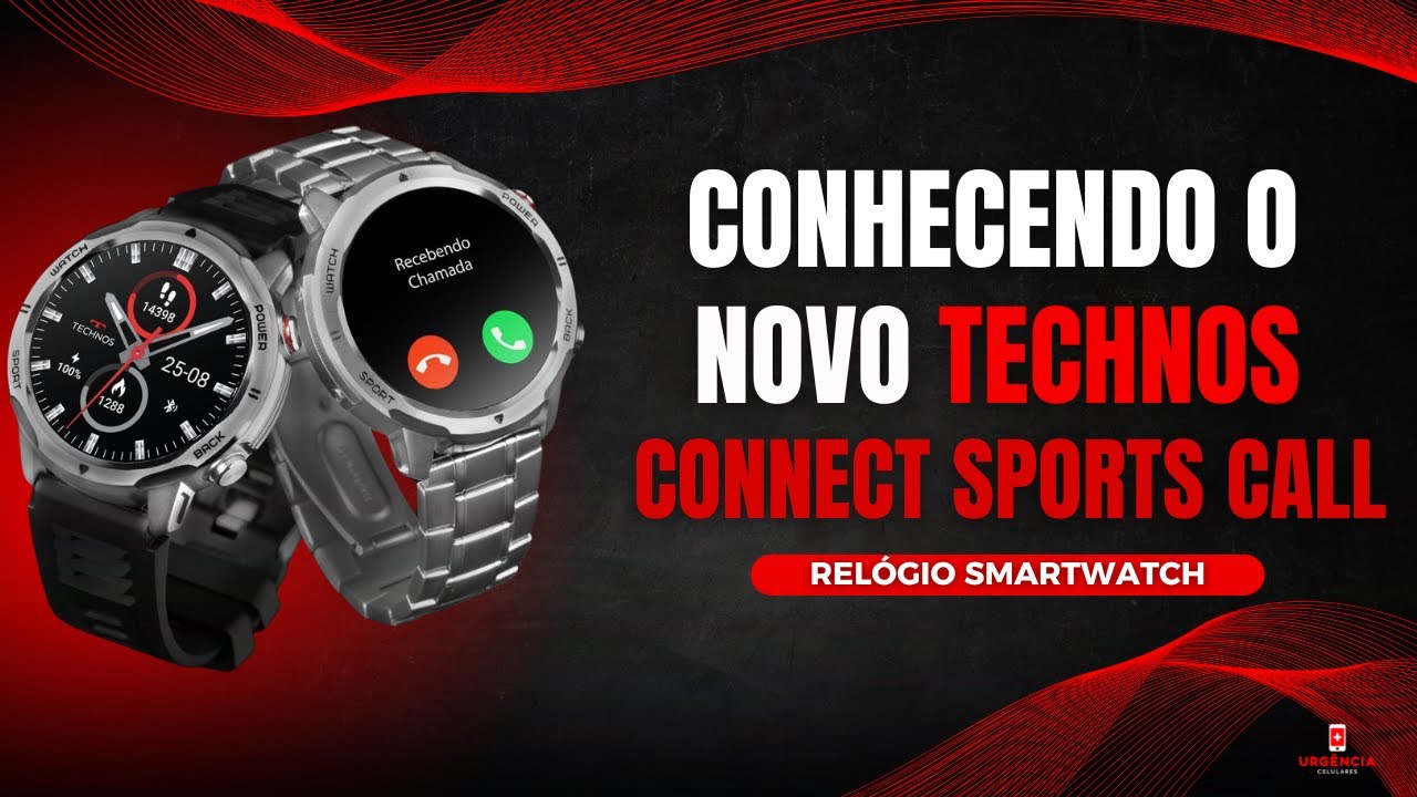 Conhecendo o novo Technos Connect Sports Call | Relógio Smartwatch ...