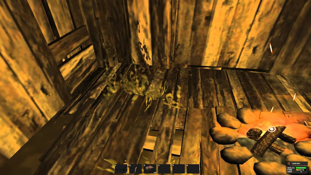 Rust Alpha- How to Craft Weapons using a Campfire/ Reinforcing Your ...