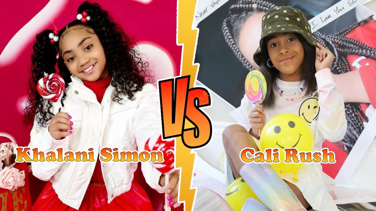 Cali Rush (The Rush Fam) VS Khalani Simon (Lani Love) Transformation 👑 ...