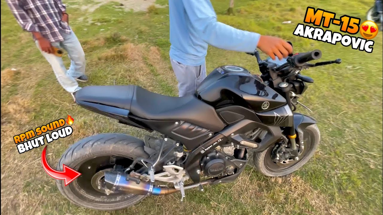 Full system exhaust Mt15 / Mt15 modification / u n vlogs 28 - YouTube