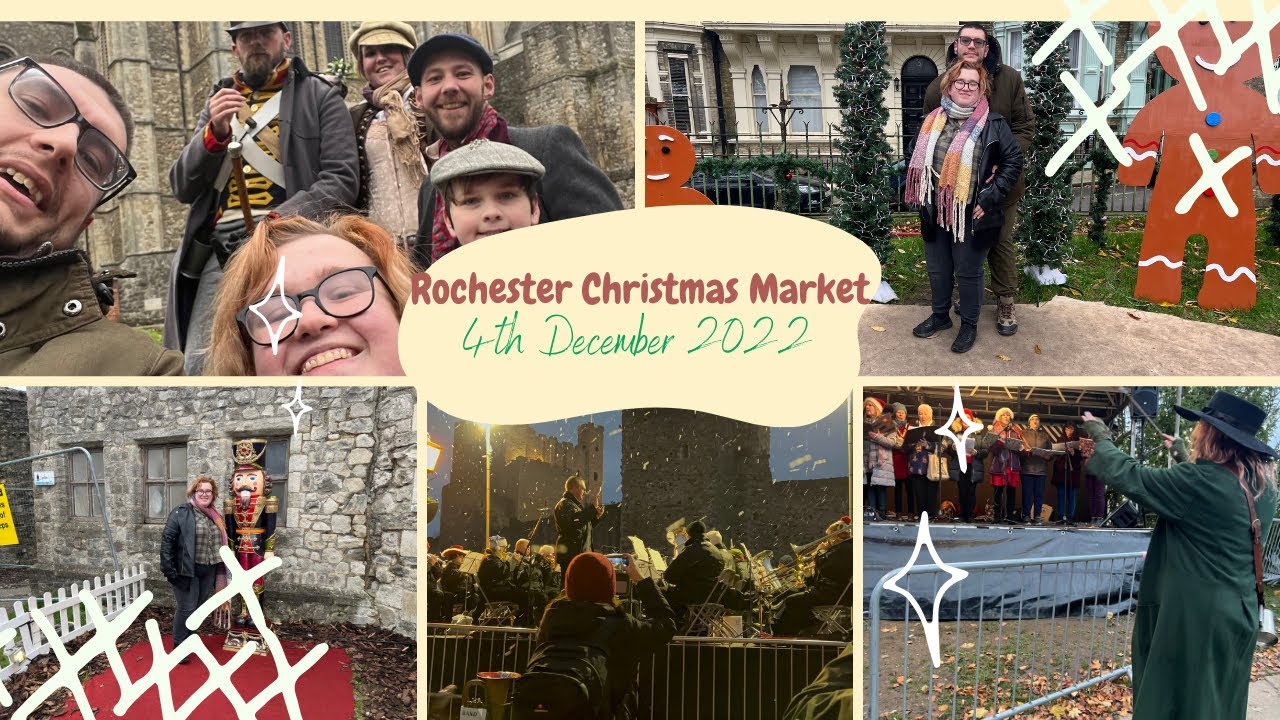 Rochester Christmas Market and Festival 4th Dec 2022 - YouTube