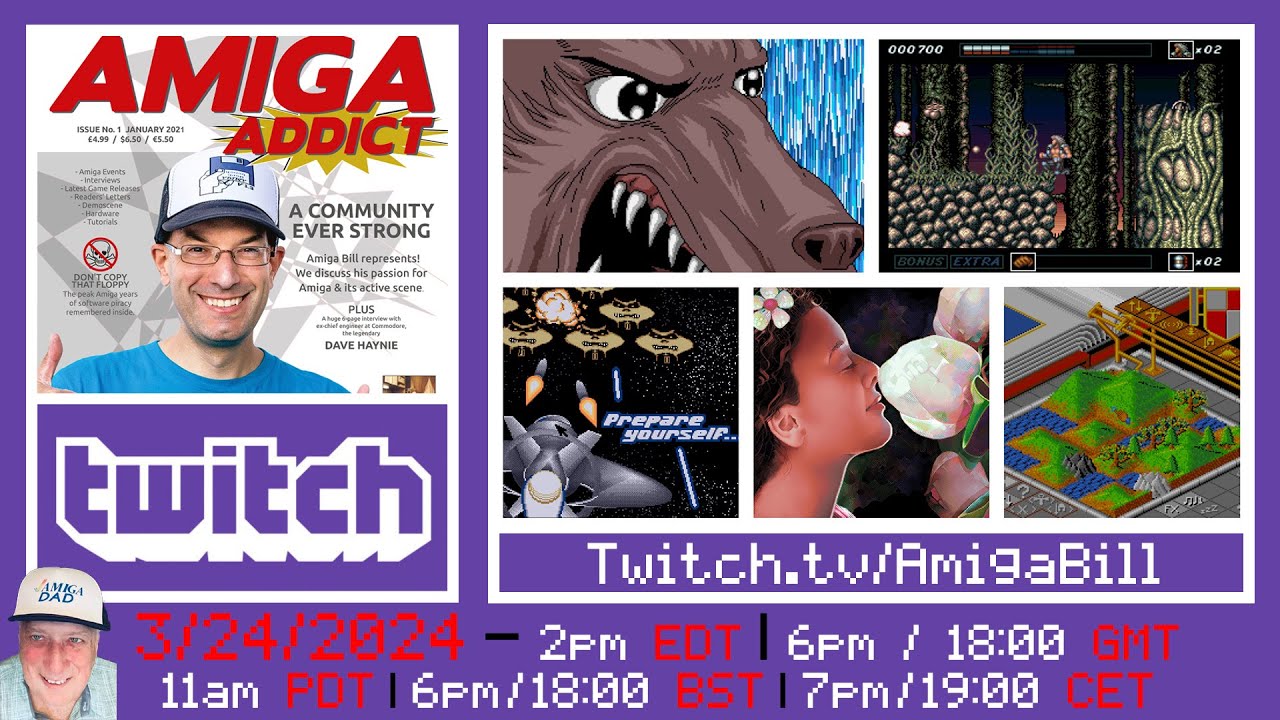 3/24/2024 Commodore Amiga - Wolfchild & Populous, New Amiga Games, The ...