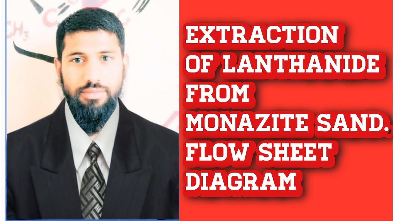 Extraction of lanthanides from monazite Sand. Flow sheet diagram - YouTube