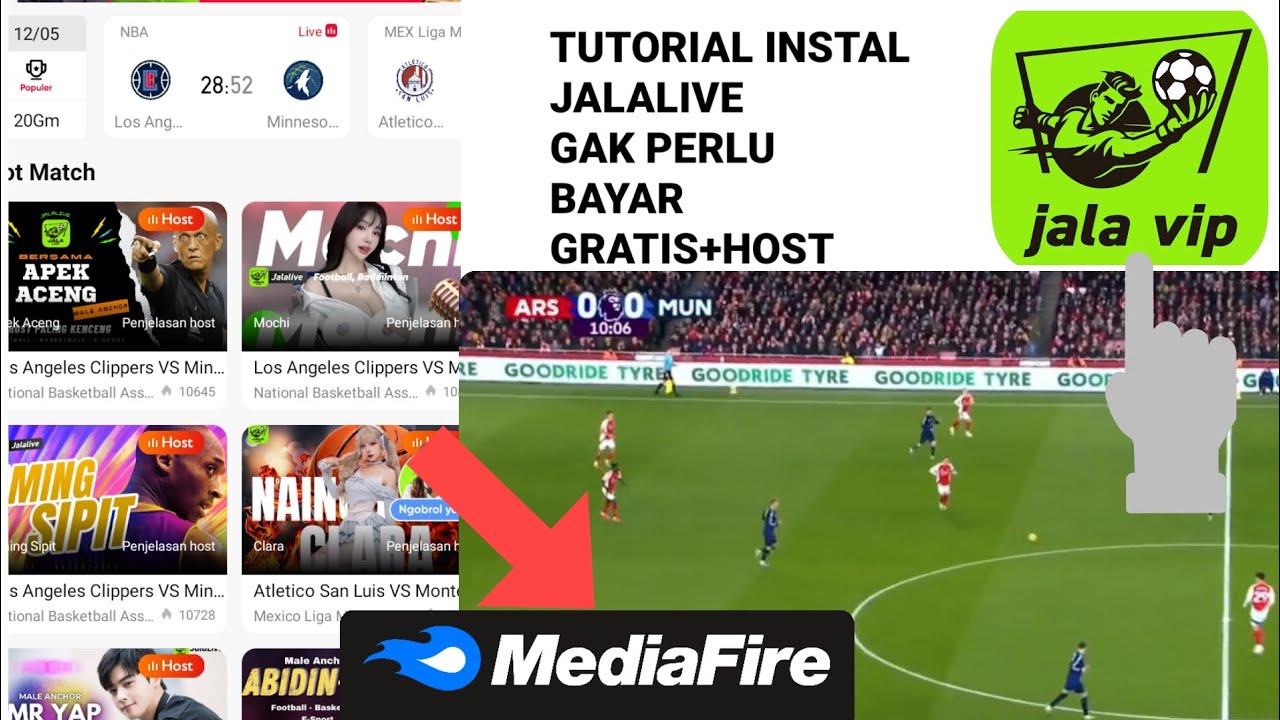 TUTORIAL INSTAL JALALIVE NONTON LIVE STREAMING SEPAK BOLA GAK PERLU ...