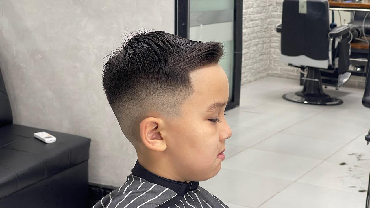 💈ASMR BARBER - SIDE PART TUTORIAL HIGH FADE 🇺🇿 - YouTube