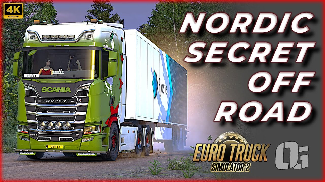 New Hidden Forest Off-Road in Sweden | Nordic Horizons DLC | ETS2 - YouTube