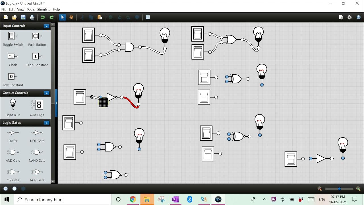 lOGIC gATES sIMULATION - YouTube