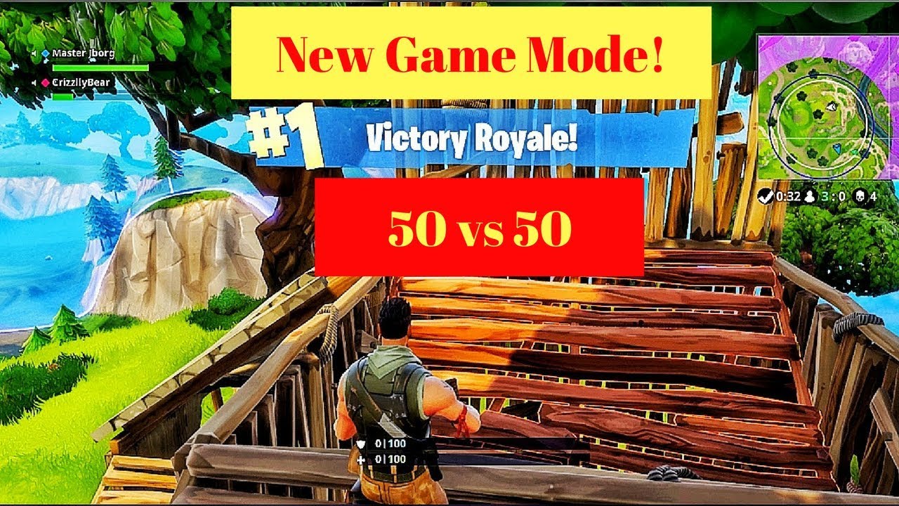 50vs50 NEW GAMEMODE GAMEPLAY Fornite Battle Royale! - YouTube