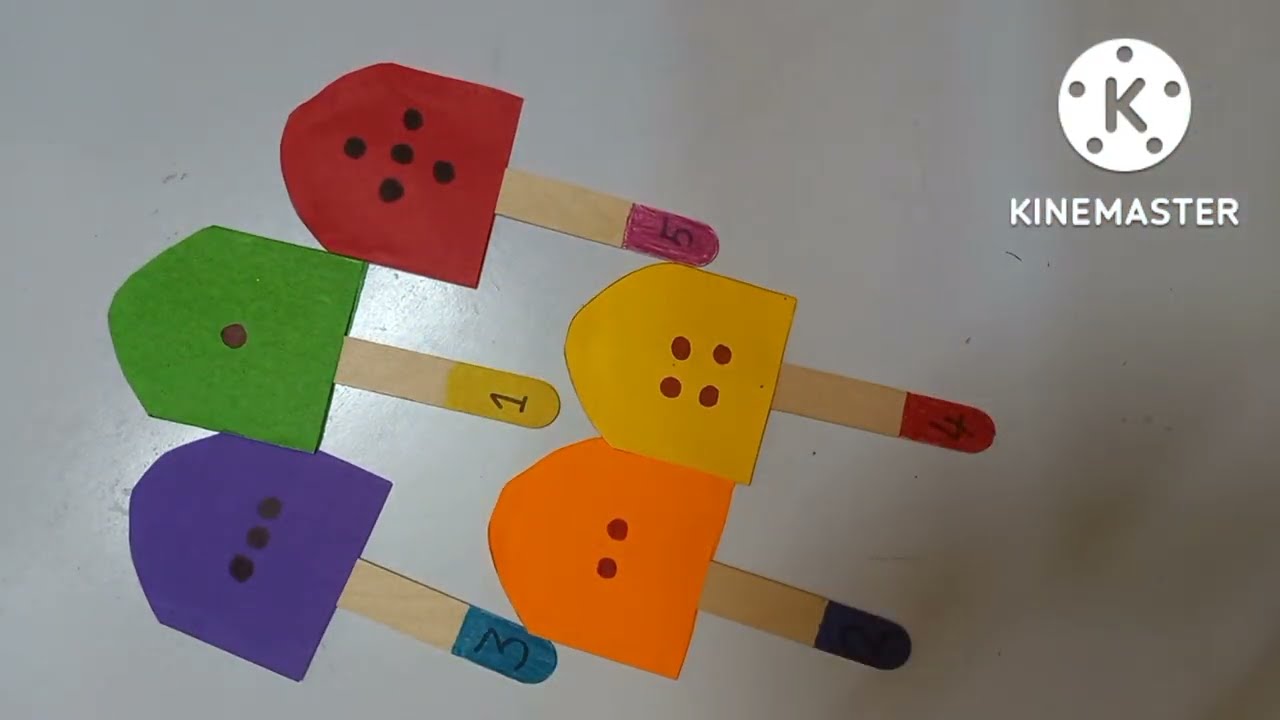 ICE Cream Number Matching Activity / Know My Skills - YouTube